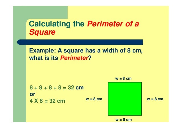 Geometry: Perimeter and Area