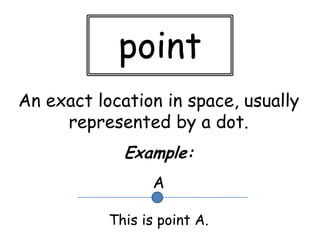 Geometry vocabulary | PDF