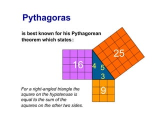 Pythagoras and Geometry | PPT | Physics | Science