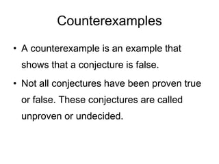 Geometry 1.1 patterns and inductive reasoning | PPTX