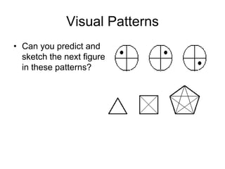 Geometry 1.1 patterns and inductive reasoning | PPTX