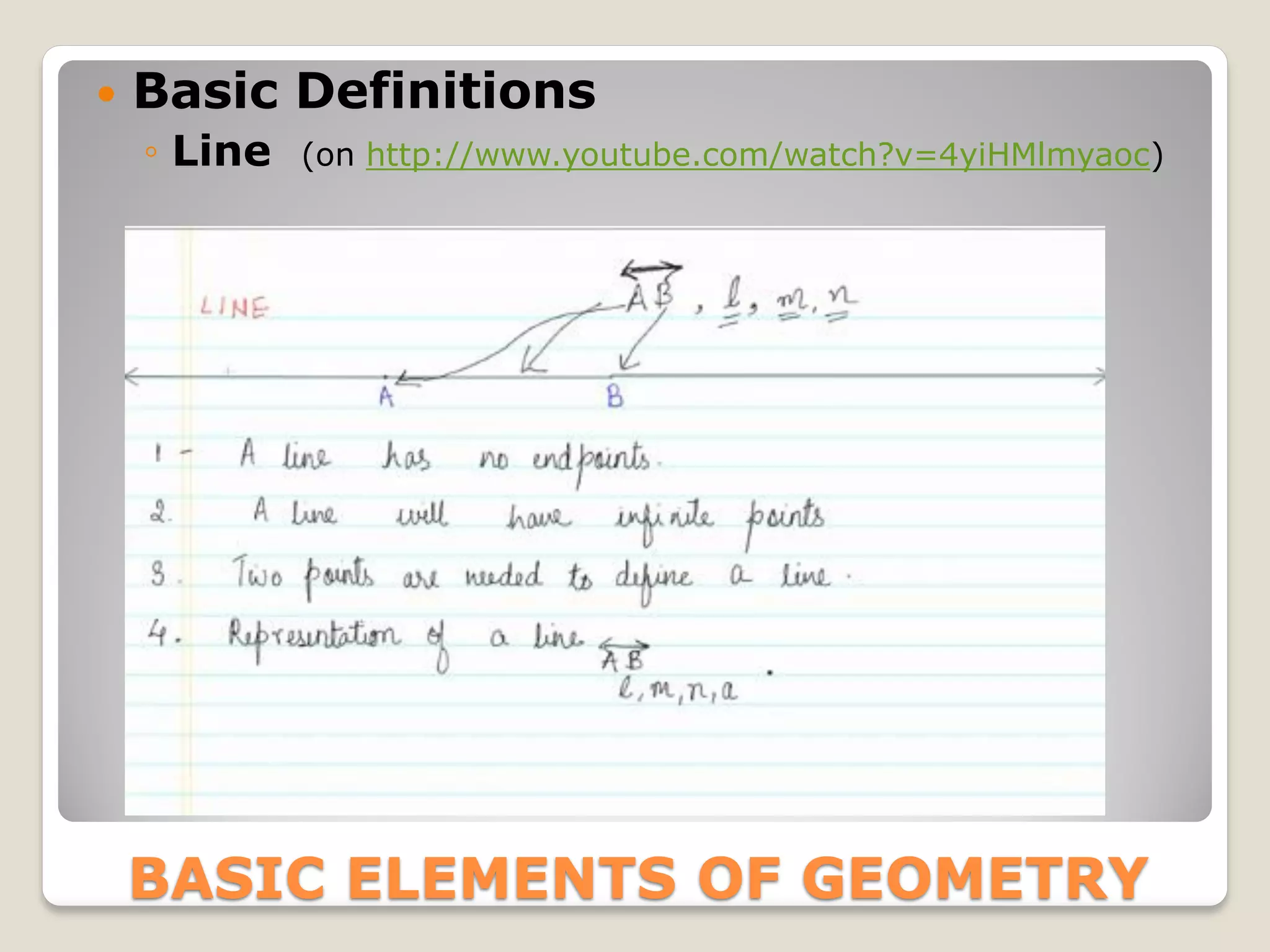 Geometry 1 basic definitions | PPT