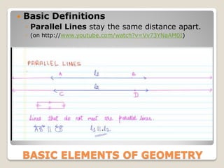 Geometry 1 basic definitions | PPT