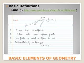 Geometry 1 basic definitions | PPT