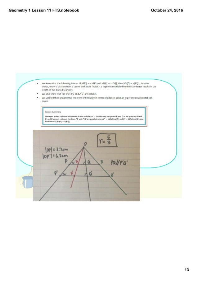 Geometry 1 lesson 11 fts | PDF | Physics | Science