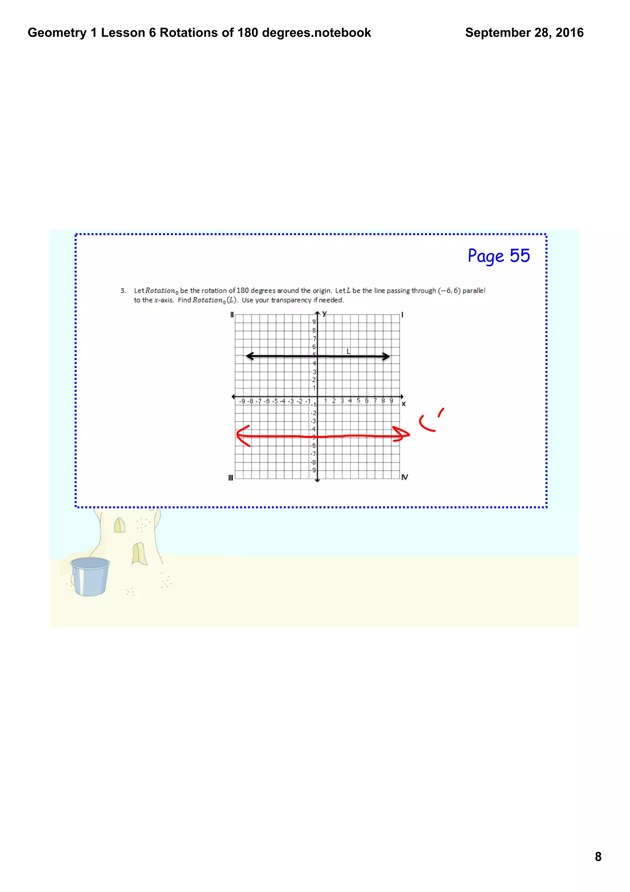 Geometry 1 lesson 6 rotations of 180 degrees | PDF