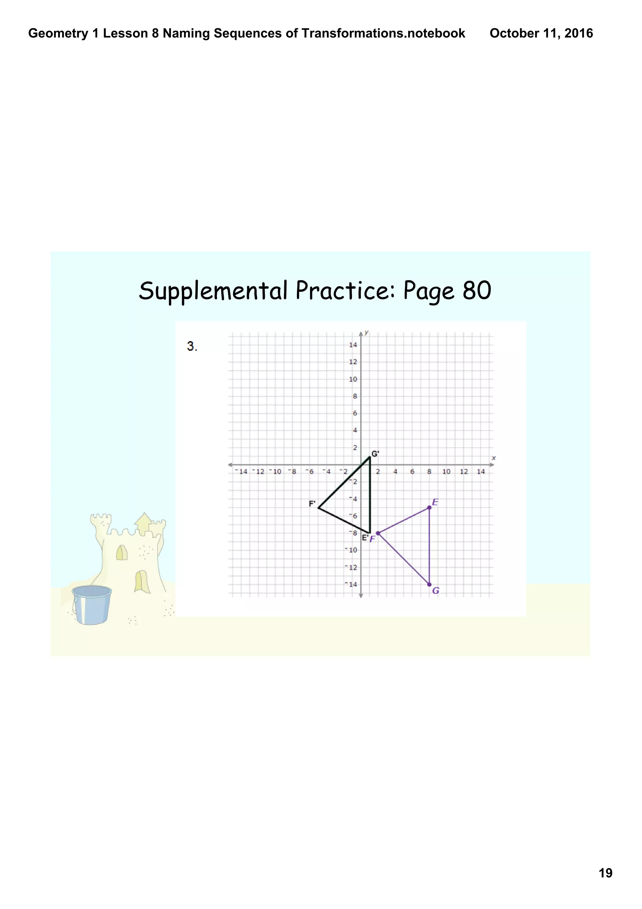 Geometry 1 lesson 8 naming sequences of transformations | PDF | Physics | Science
