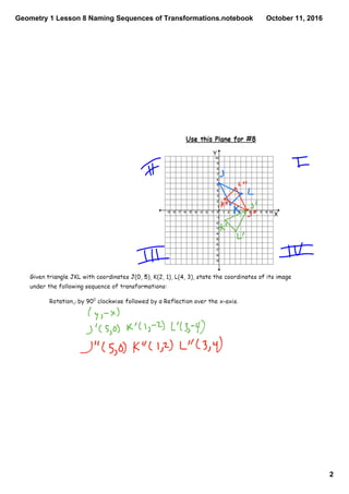Transformation Sequences
