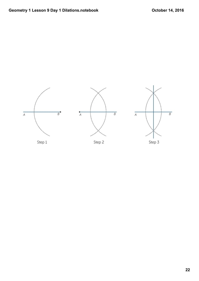 Geometry 1 lesson 9 day 1 dilations | PDF | Physics | Science