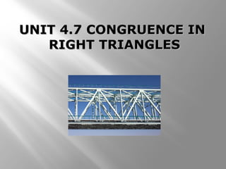 Right Triangles In Bridges
