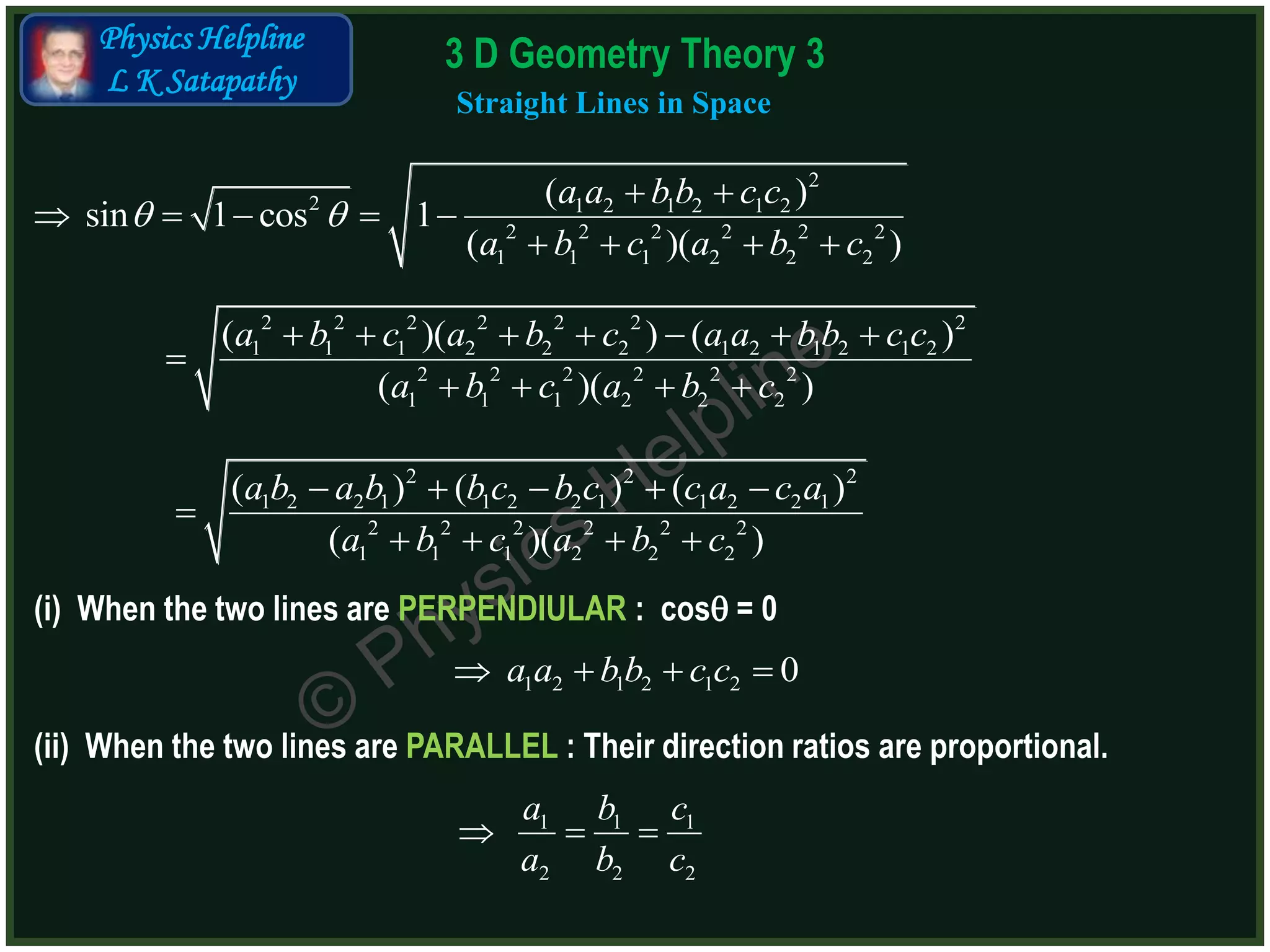 3D Geometry Theory 3 | PPT