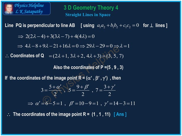3D Geometry Theory 4 | PPT