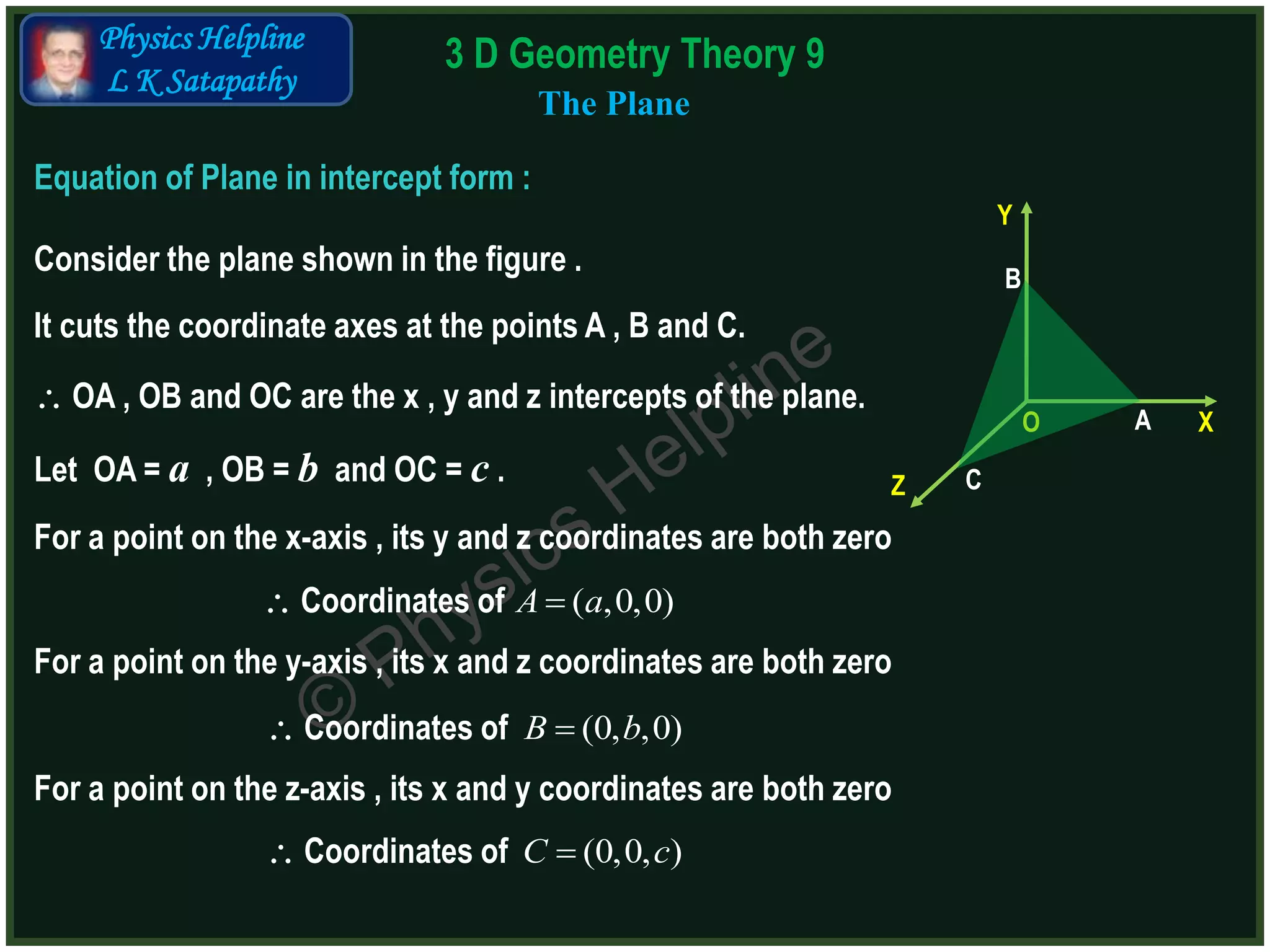 3D Geometry Theory 9 | PPT
