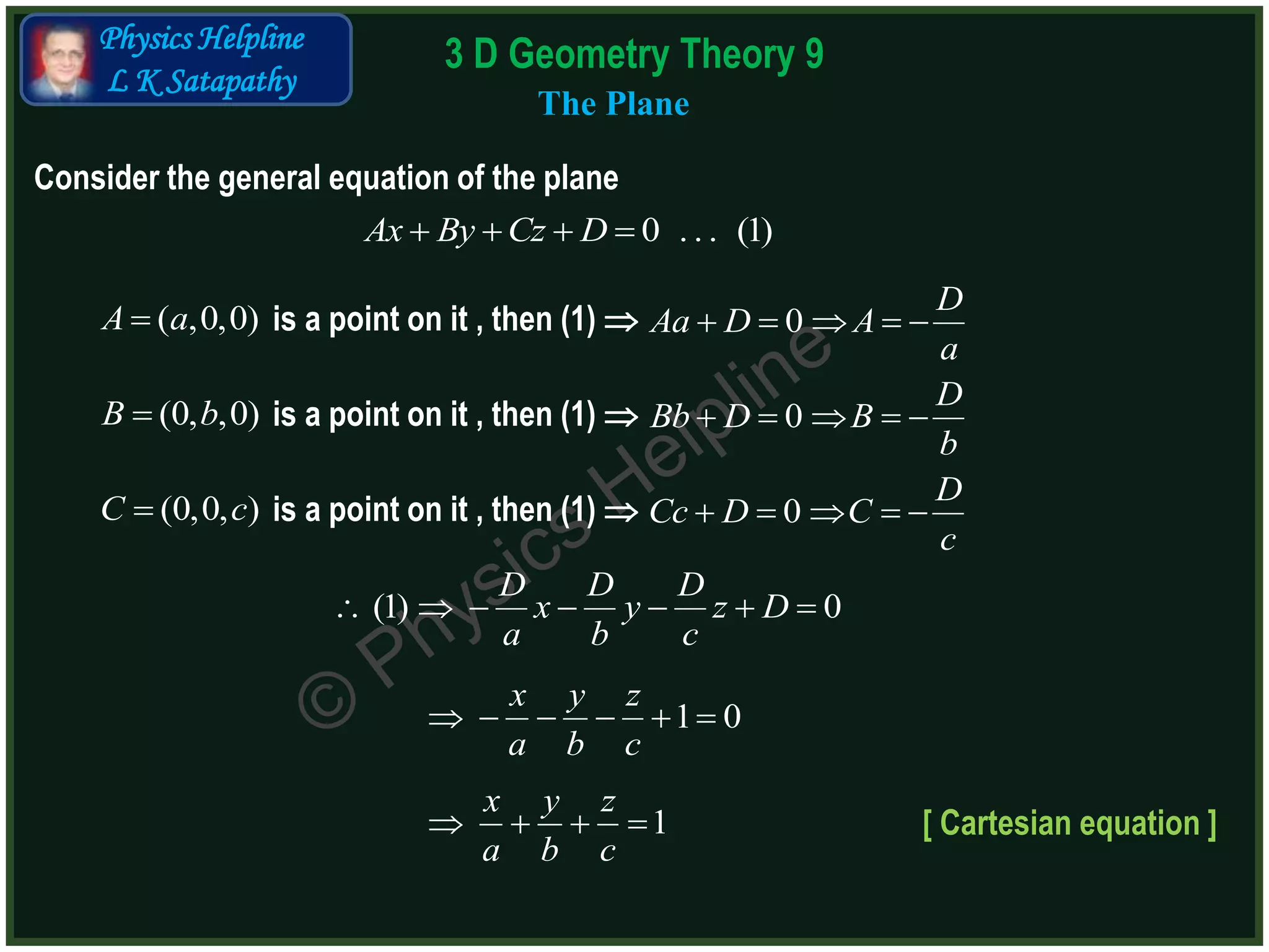 3D Geometry Theory 9 | PPT