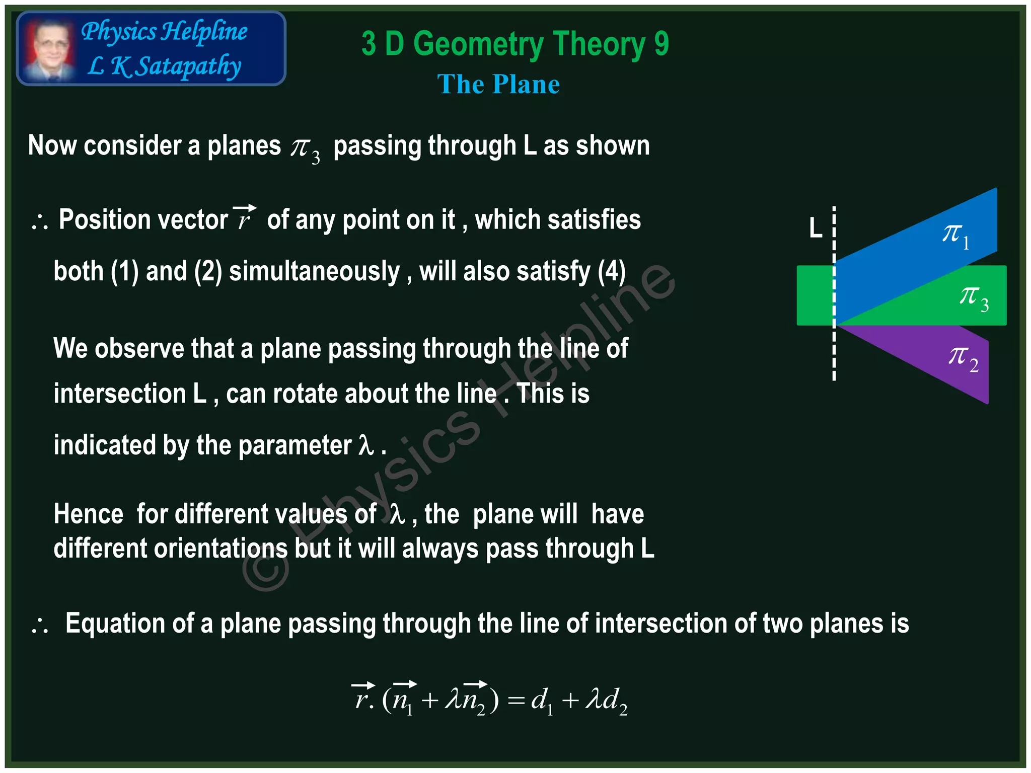 3D Geometry Theory 9 | PPT