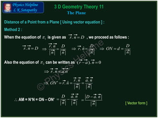 3D Geometry Theory 11 | PPT