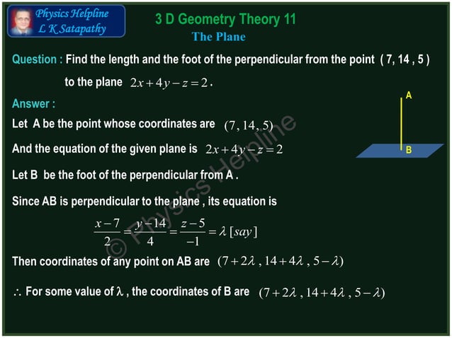 3D Geometry Theory 11 | PPT