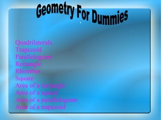 Geometry 4 Dummies | PPT