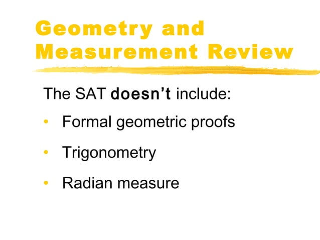Geometry and measurement review | PPT