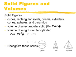 Geometry and measurement review | PPT