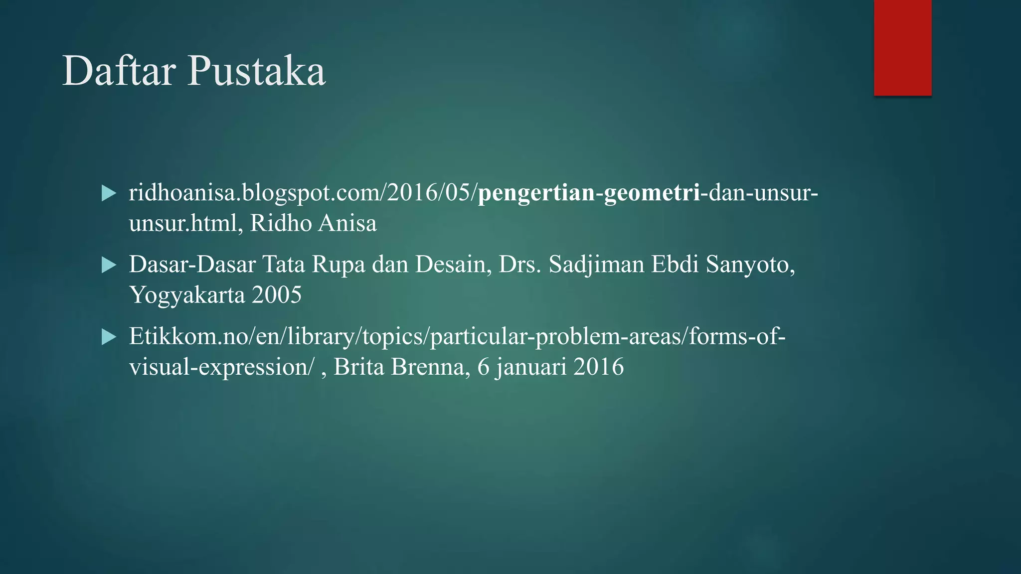 Geometry and visual expression | PPT