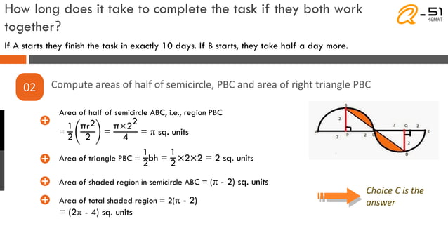 GMAT Geometry - Hard Math Problem | PPT