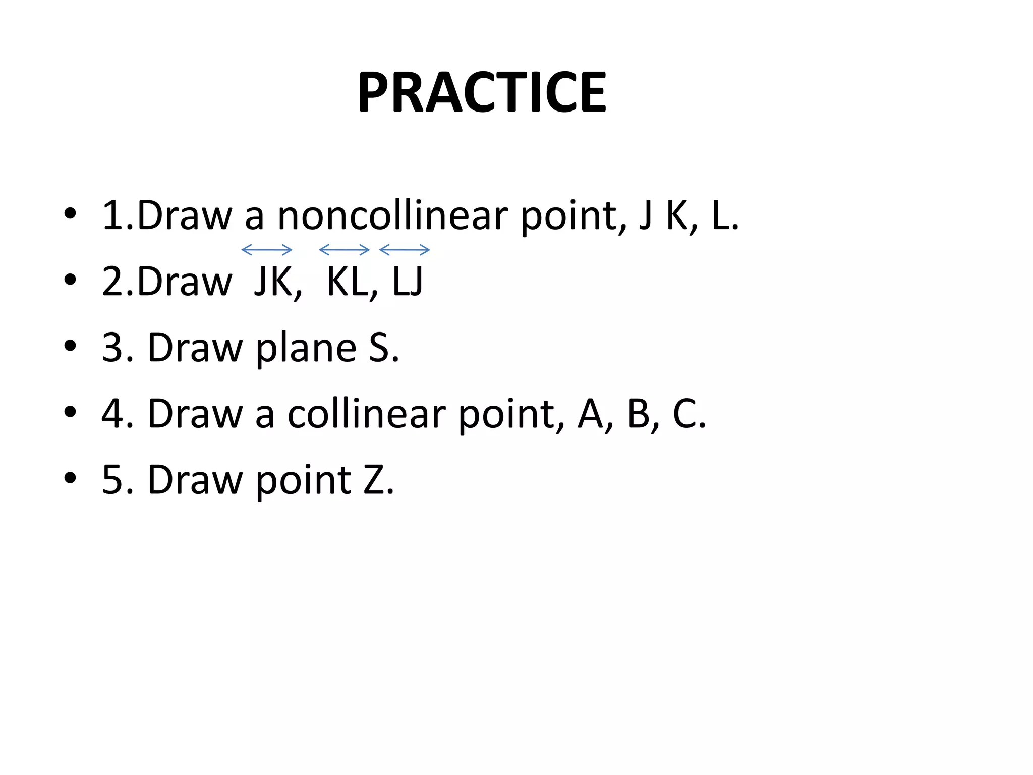 GEOMETRY: POINTS, LINES. PLANE | PPTX