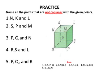 GEOMETRY: POINTS, LINES. PLANE | PPTX