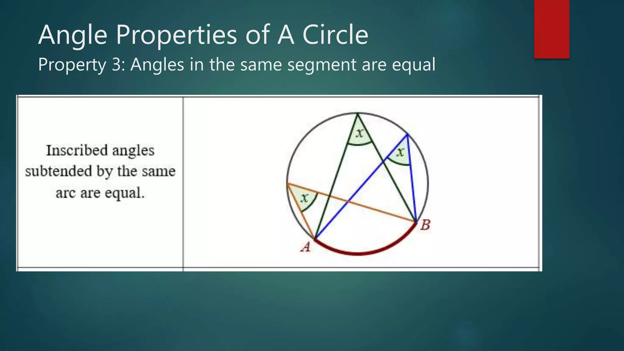 Geometry circle properties | PPTX