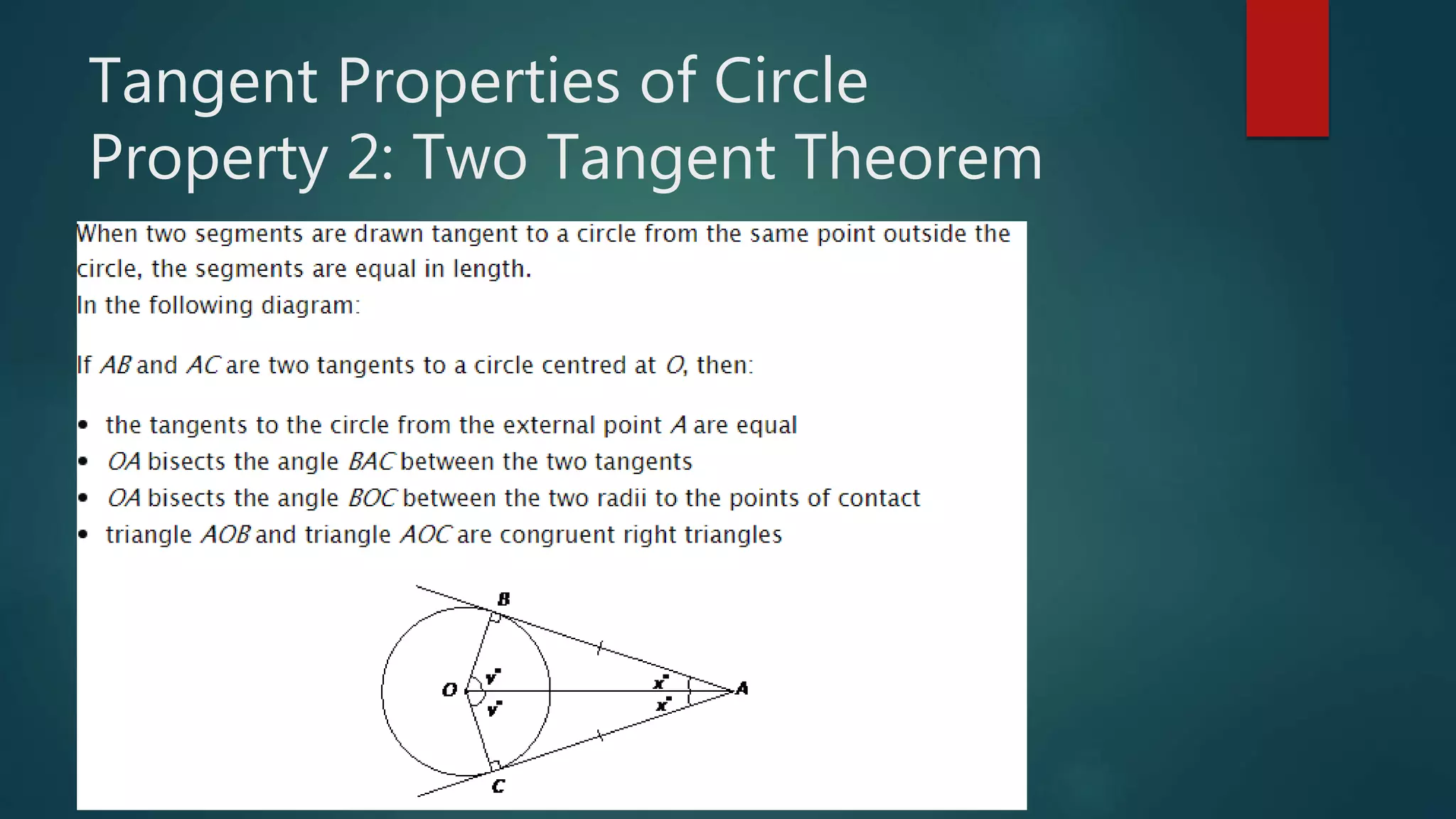Geometry circle properties | PPTX