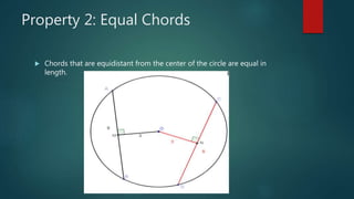 Geometry circle properties | PPTX