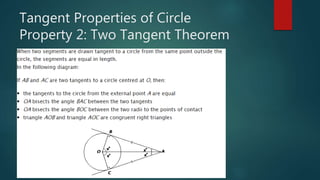 Geometry circle properties | PPTX