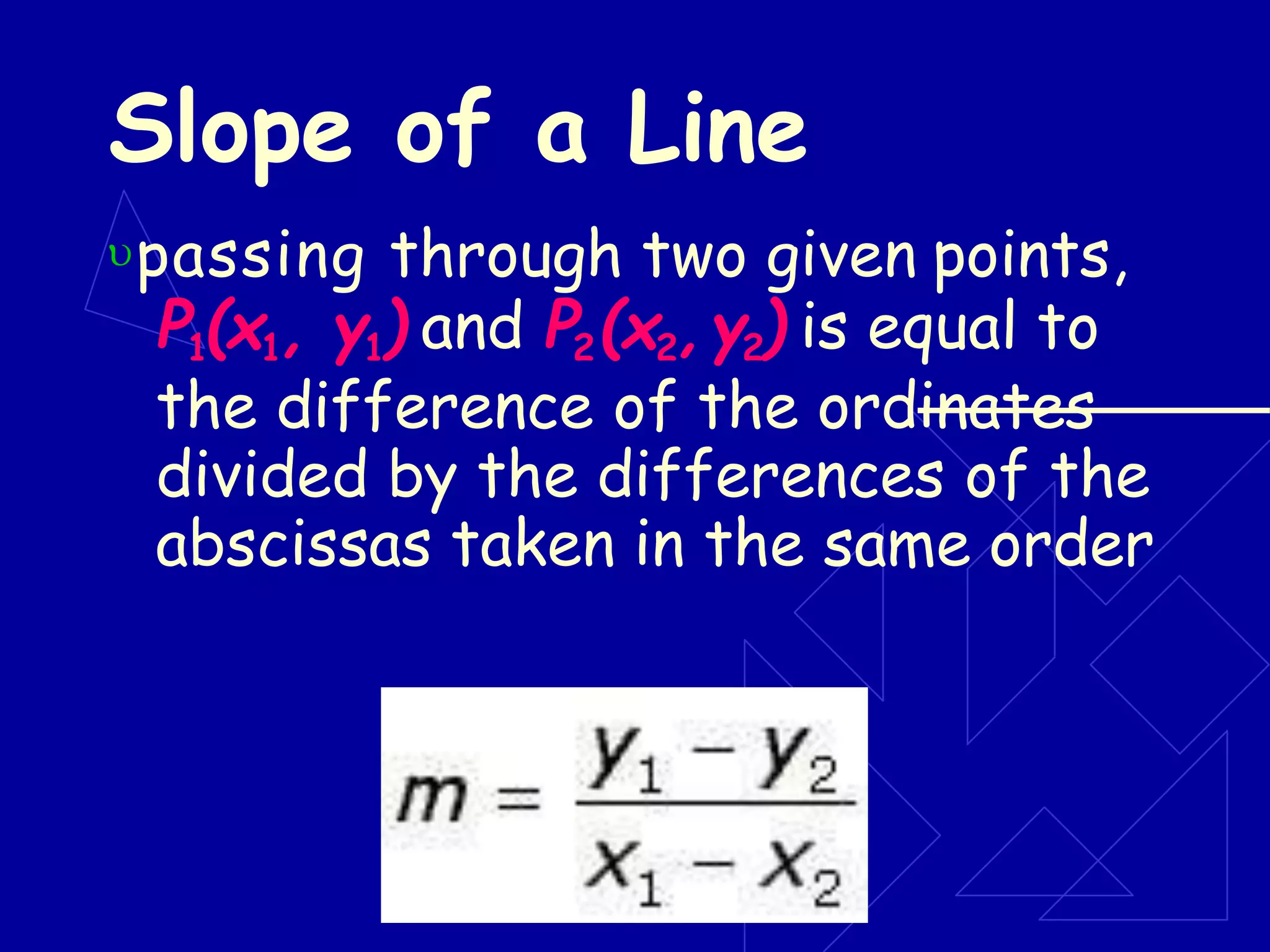 coordinate geometry basics | PPTX