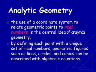 coordinate geometry basics | PPTX