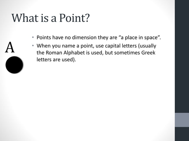 Geometry dots & lines | PPT