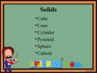 Teaching Geometry for Kids @ Bforball | PPT