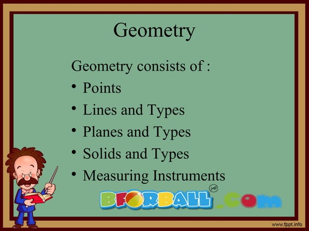 Teaching Geometry for Kids @ Bforball | PPT