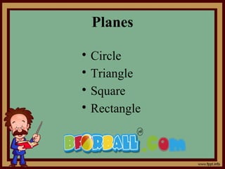 Teaching Geometry for Kids @ Bforball | PPT