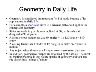 Geometric Shapes In Everyday Life Examples