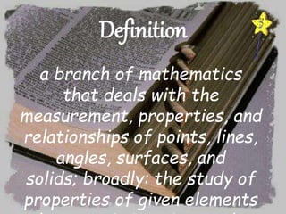 Geometry in real life | PPTX