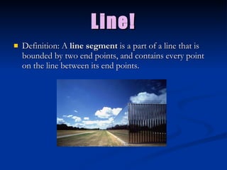 Line Segment In Real World