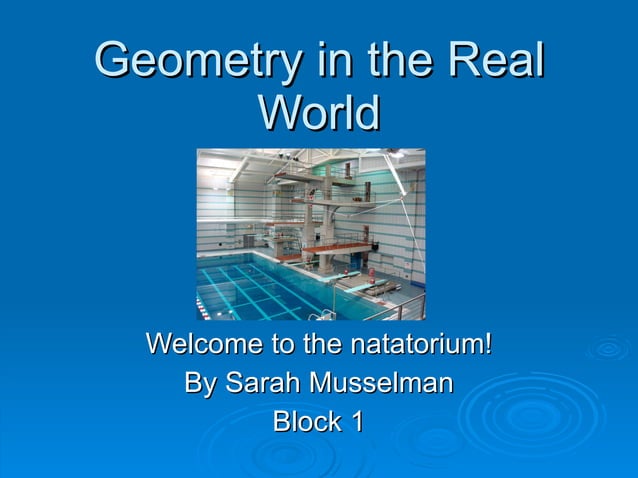 Geometry In The Real World | PPT