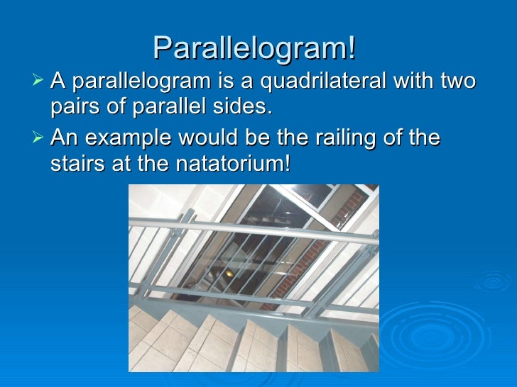 Parallelogram In Daily Life