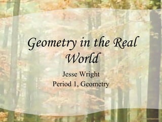 Geometry In The Real World | PPT | 3-D Graphics | Computer Software and ...