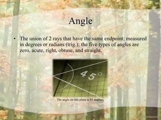 Geometry In The Real World | PPT | 3-D Graphics | Computer Software and ...