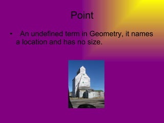 Geometry In The Real World Project | PPT