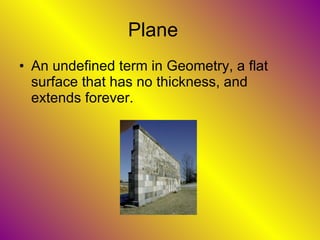 Plane Geometry In Real Life