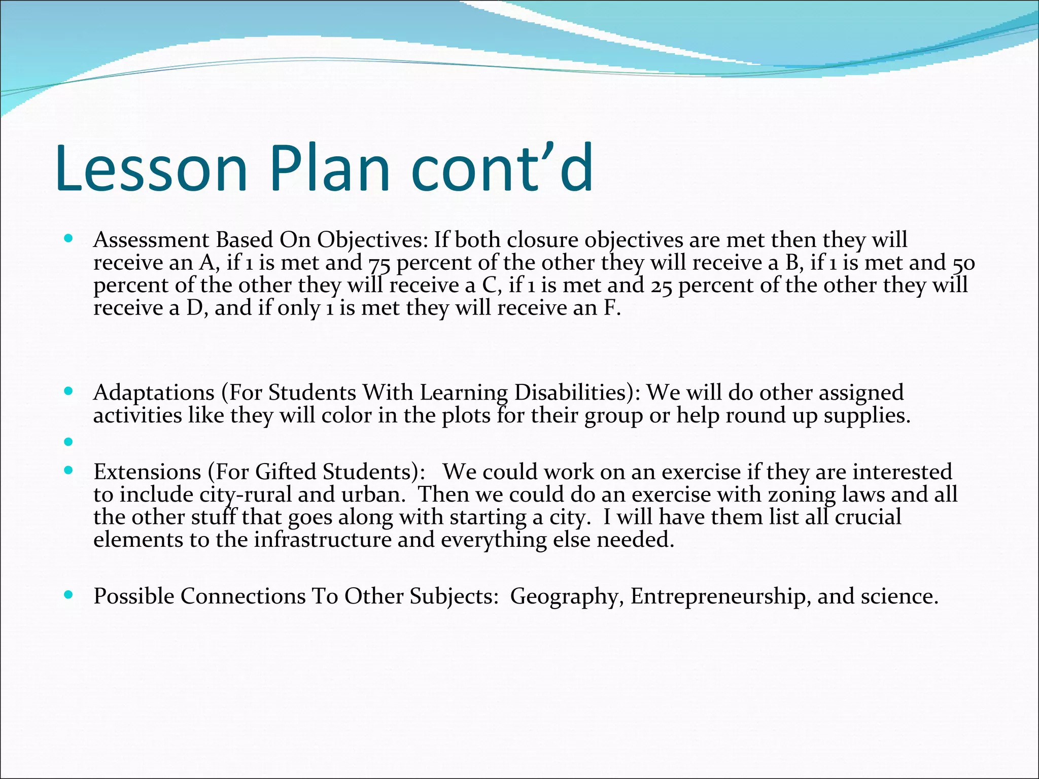 Geometry lesson plan | PPT | Education