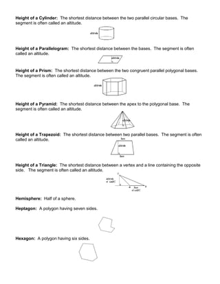 Geometry master vocabulary | PDF