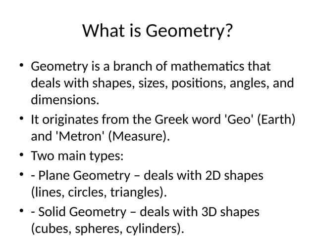 Geometry_Maths_PPT.pptx23456789809853242 | PPTX